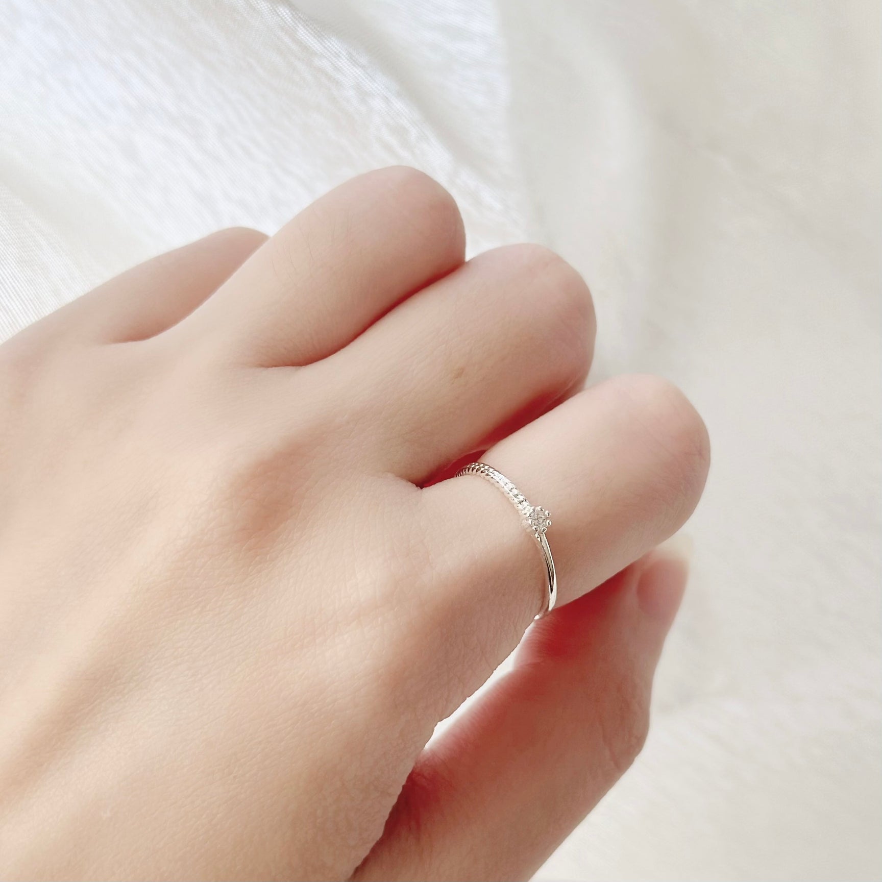 Silver Hyo Joo Ring | Made in Korea | Dainty Jewellery – Aurelia Atelier