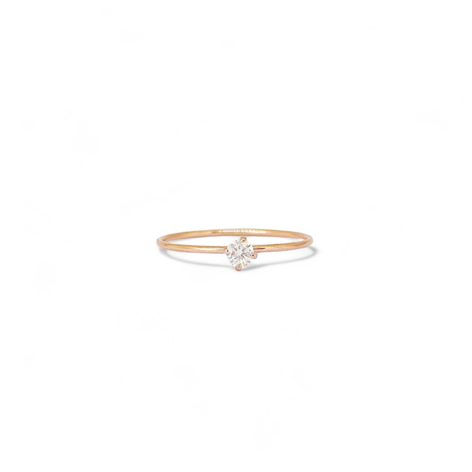 Rose Gold Ha Na Ring | Made in Korea | Dainty Jewellery – Aurelia Atelier