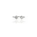 Silver Vanya Diamond Clover Ring | Made in Korea | Dainty Jewellery ...