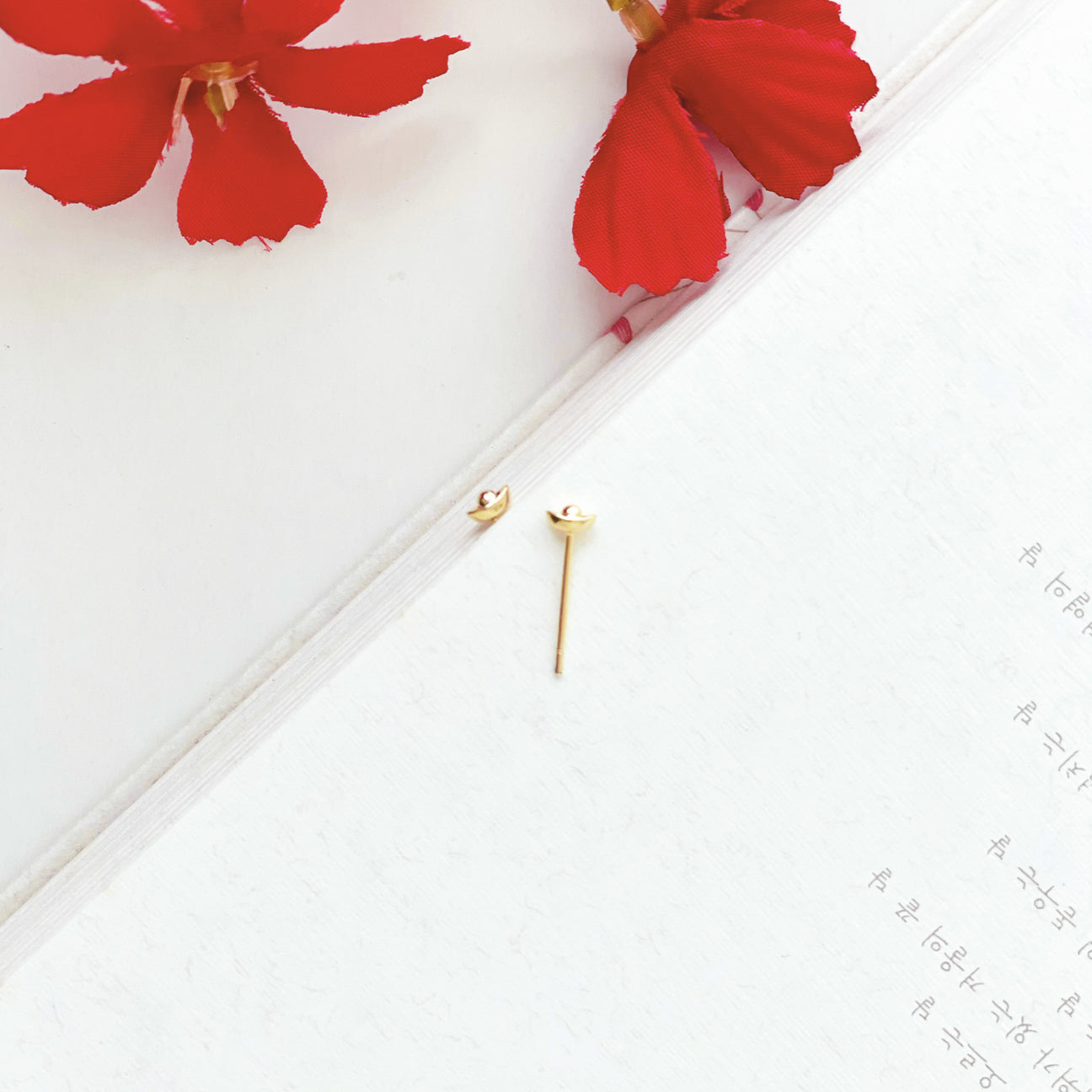 Silver Ingot Earrings 元寶 | Made in Korea | Dainty Jewellery – Aurelia ...
