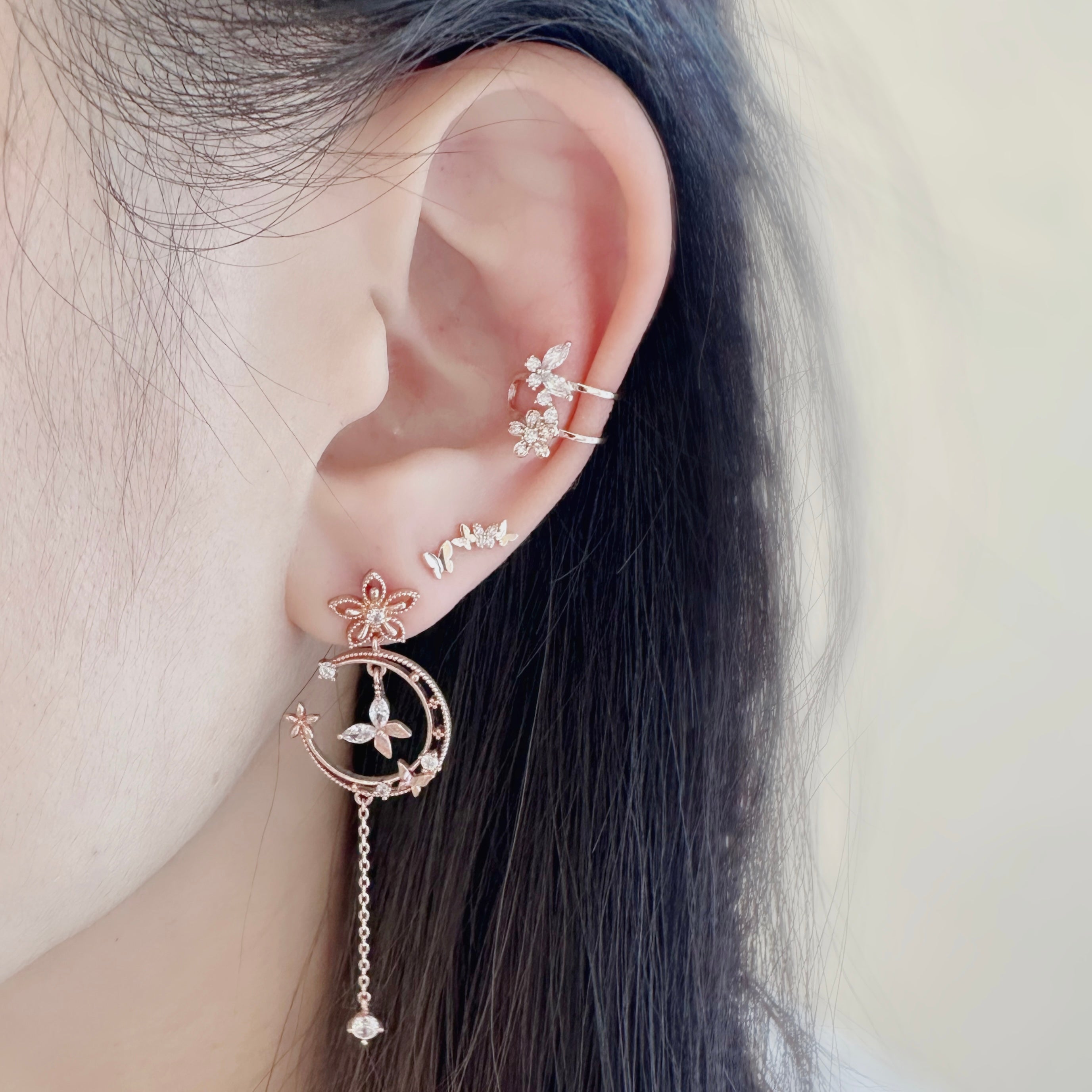 Ear Cuff Earrings | Made in Korea | Dainty Jewellery – Aurelia Atelier