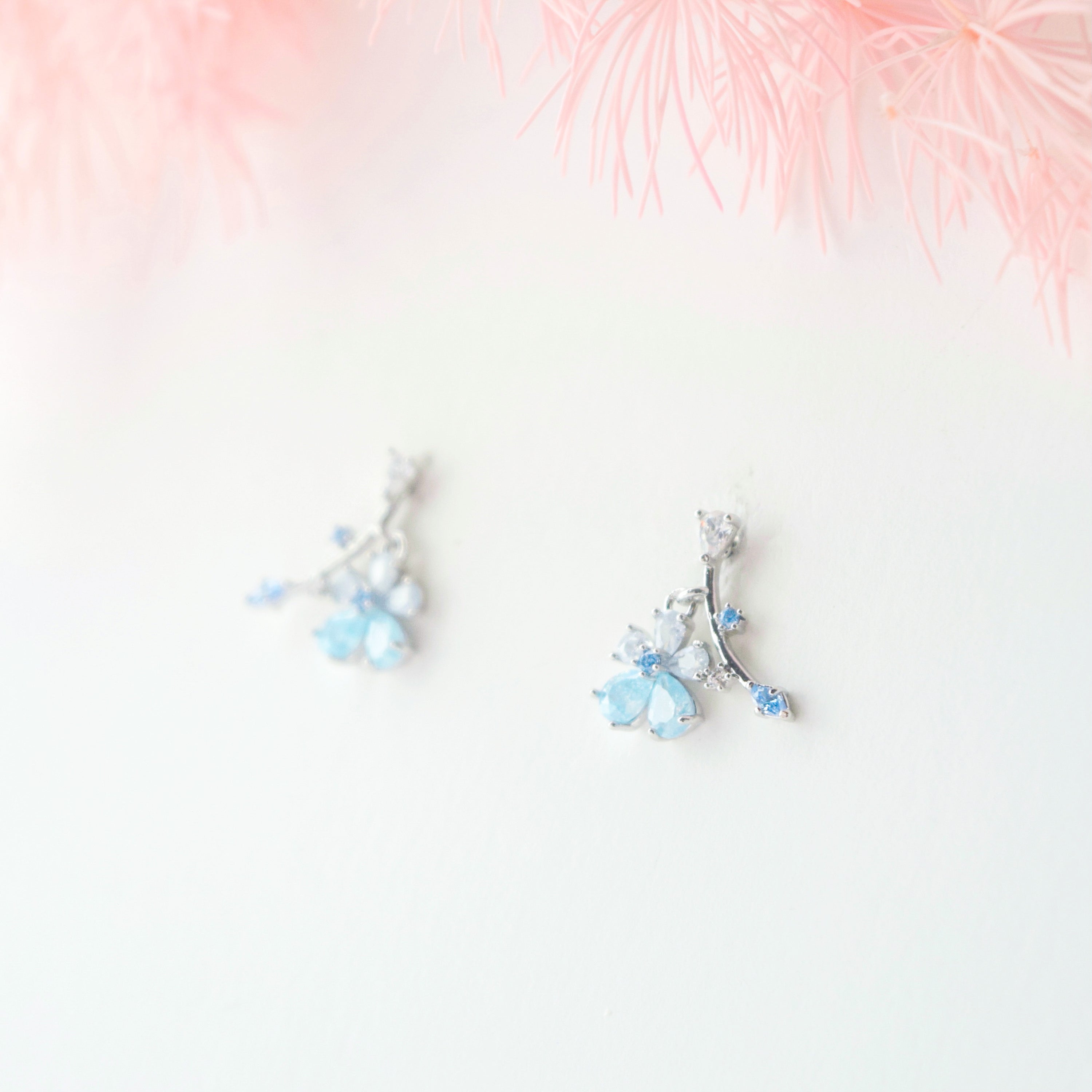 Silver Primrose Earrings | Made in Korea | Dainty Jewellery – Aurelia ...